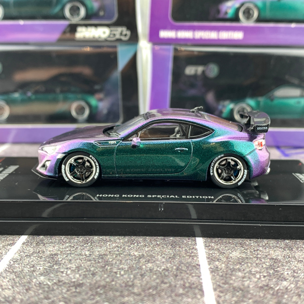 INNO64 1/64 Toyota GT86 2014 Magic Purple Hong Kong Special Edition IN ...