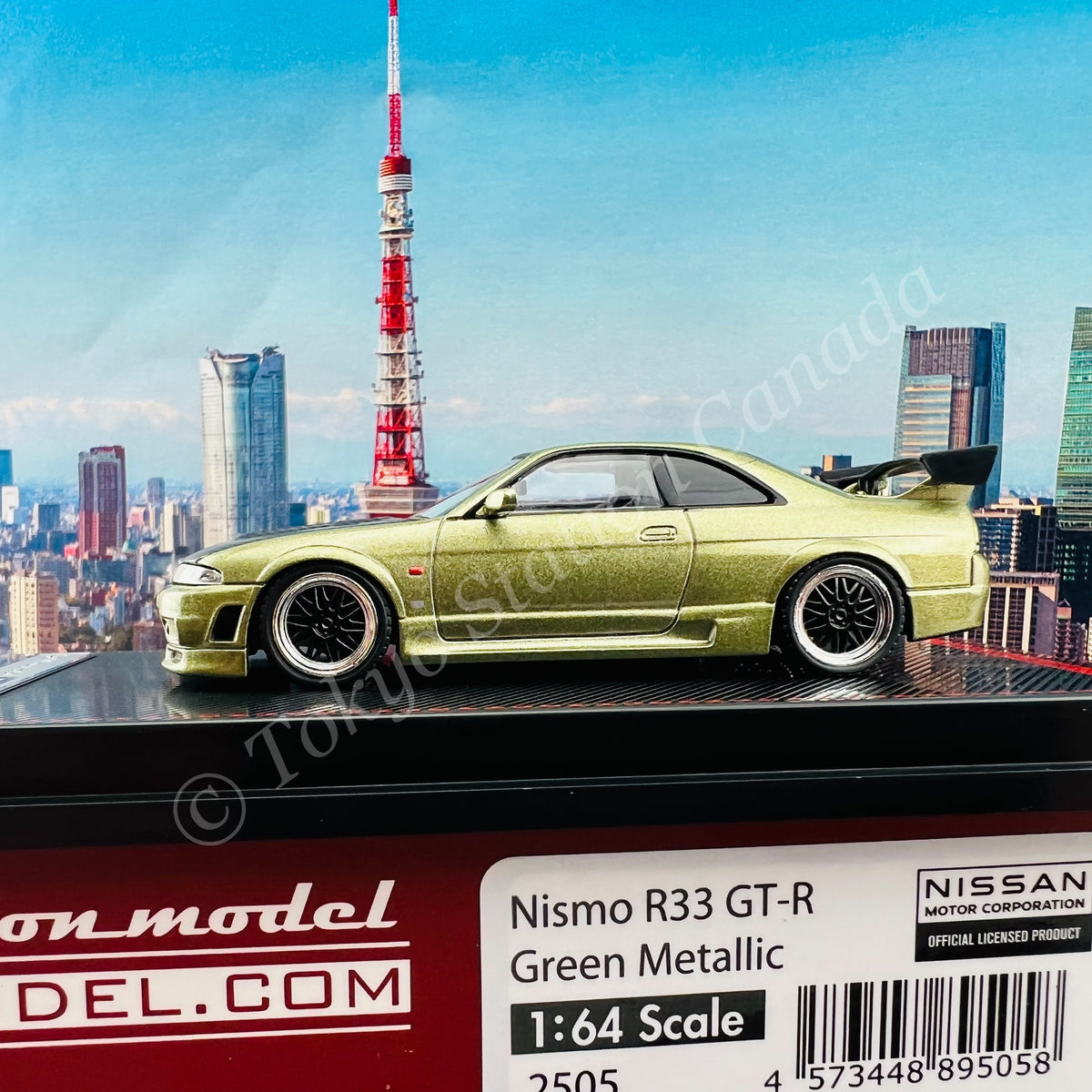 Ignition Model 1/64 Nissan R33 GT-R Green Metallic IG2505 – Tokyo Station