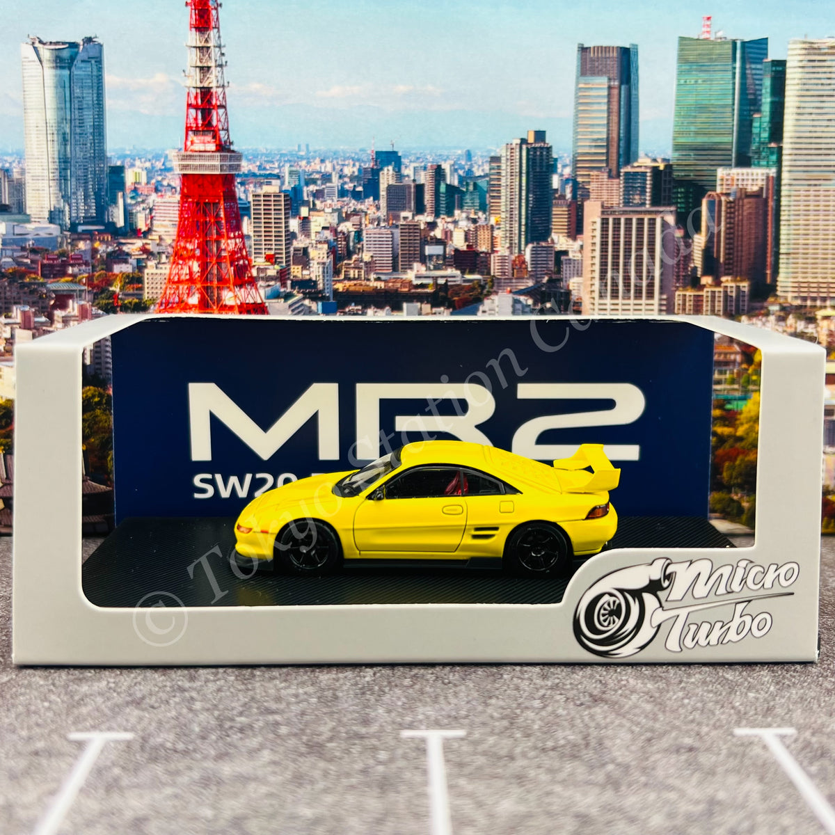 MICRO TURBO 1/64 Toyota MR2 SW20 Metallic Yellow MT6402B5 – Tokyo Station