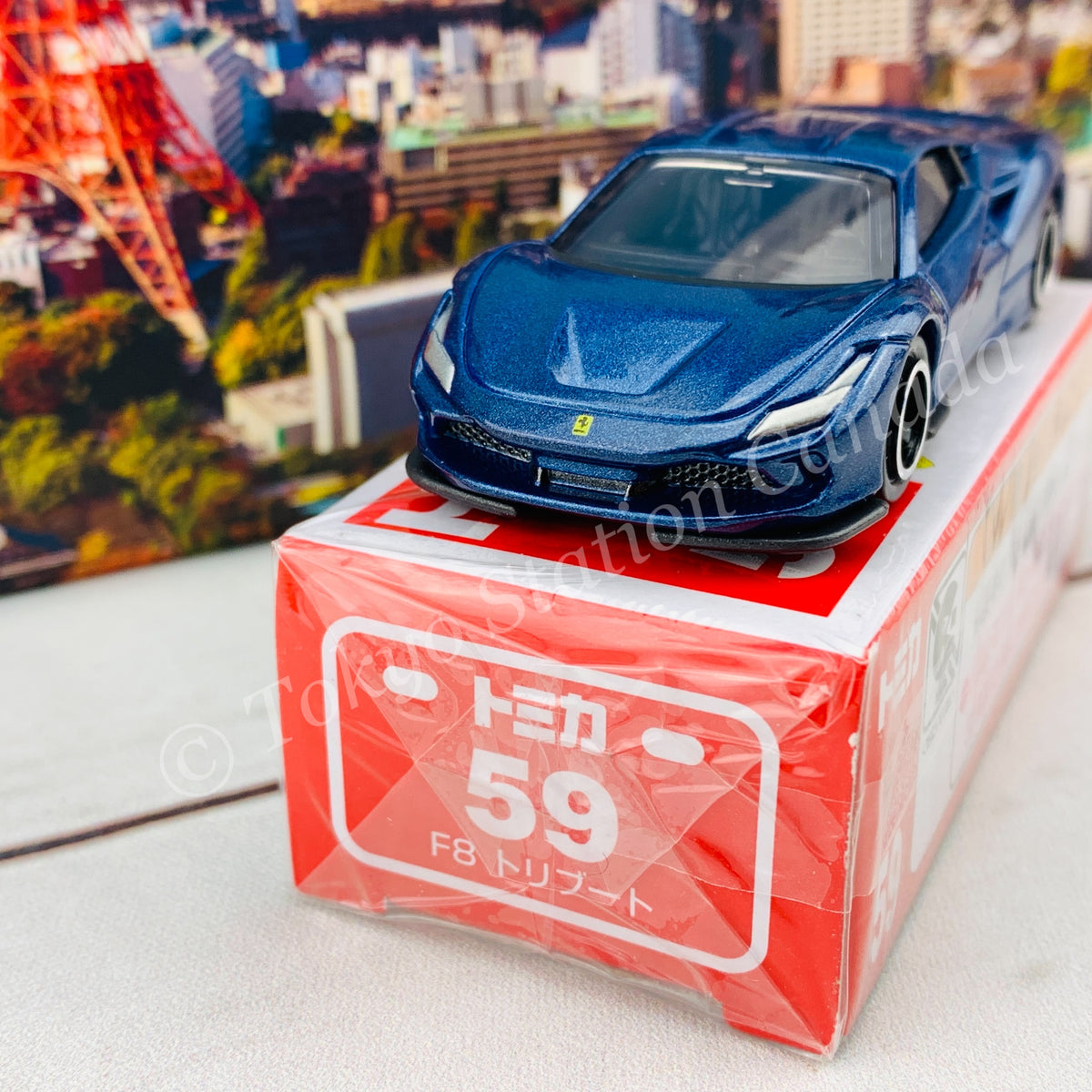 TOMICA 59 F8 Tributo Blue – Tokyo Station