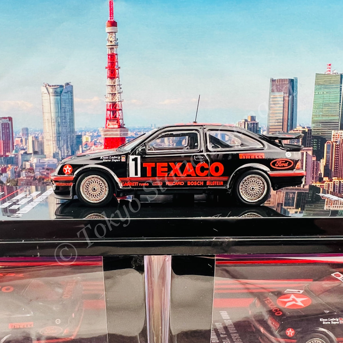 INNO64 1/64 FORD SIERRA RS500 COSWORTH #1 "TEXACO" FIA European Tourin ...