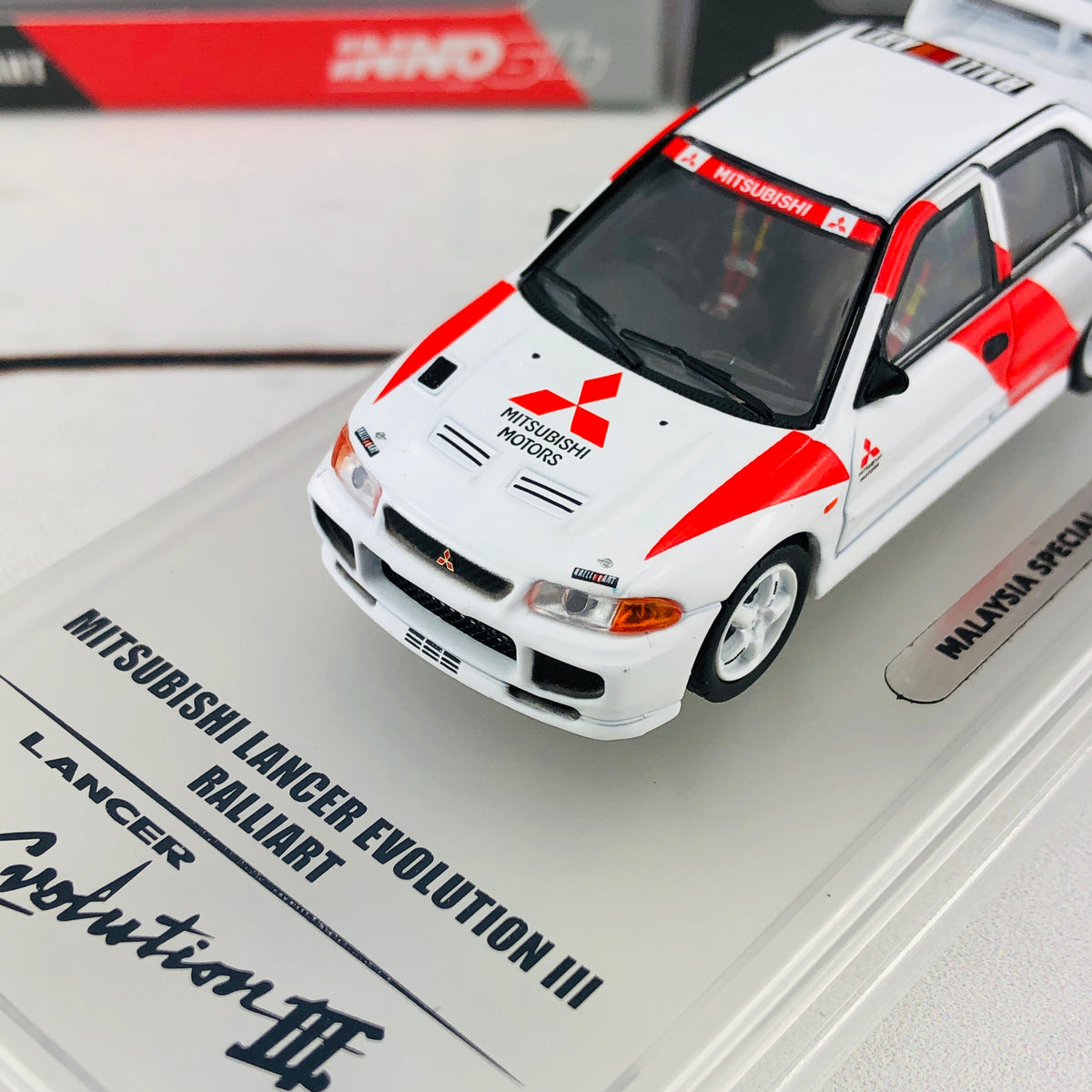 INNO64 Mitsubishi Lancer Evolution III Ralliart Malaysia Special Editi ...