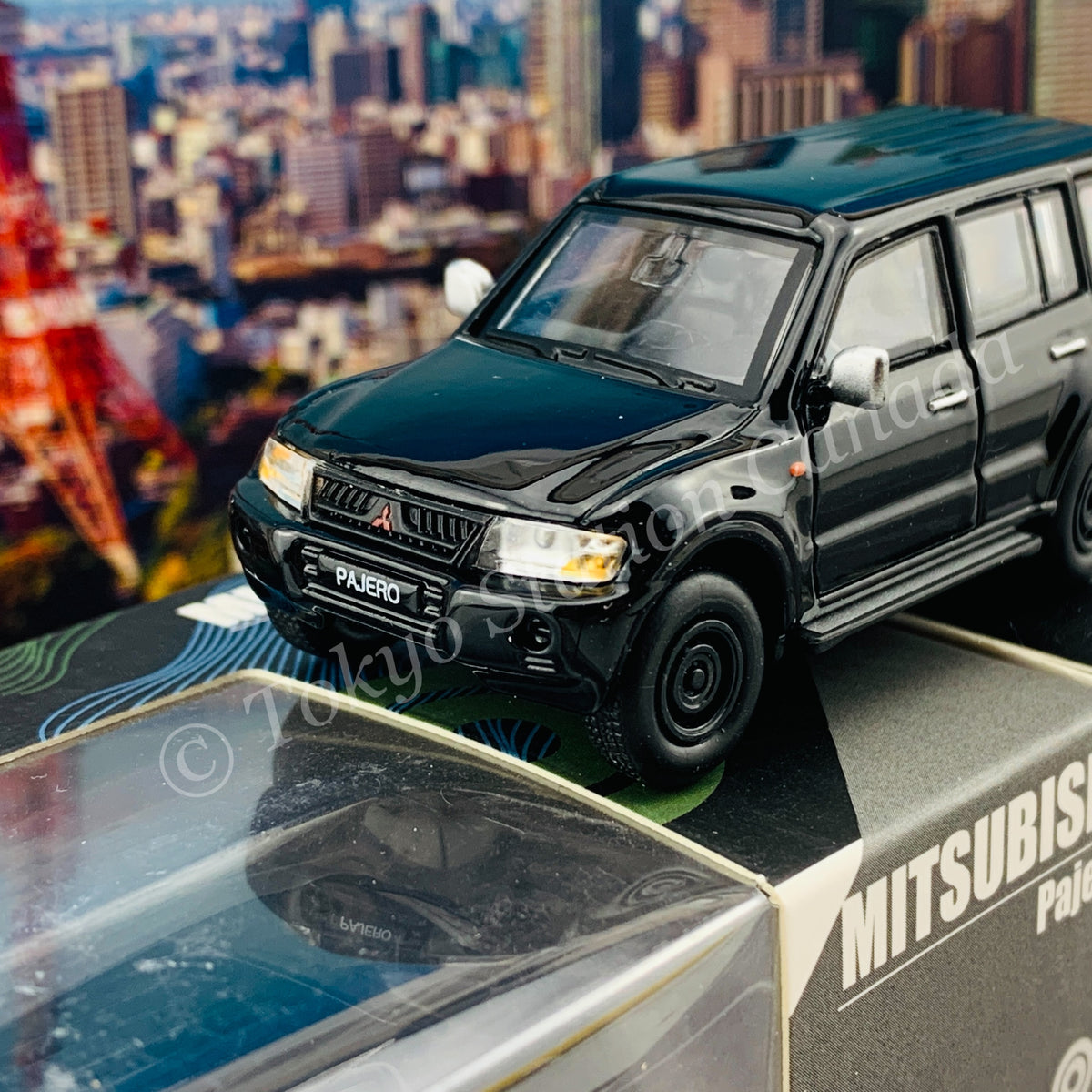 BM CREATIONS JUNIOR 1/64 Mitsubishi Pajero 3rd Generation 2003 BLACK L ...