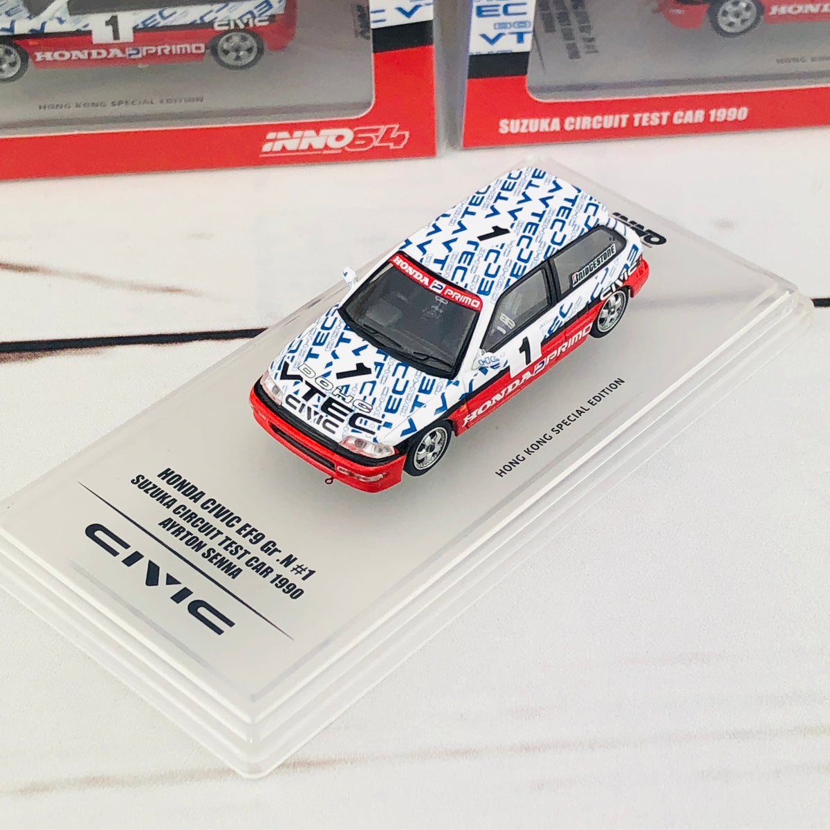INNO64 Honda Civic EF9 Gr. N #1 Suzuka Circuit Test Car 1990 AYRTON SE ...