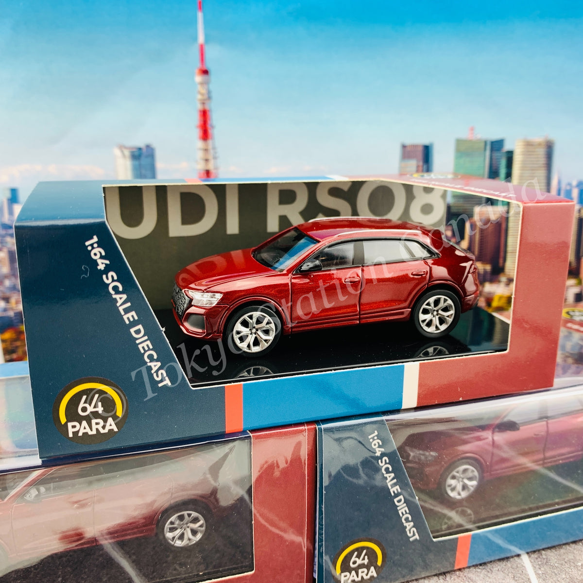 PARA64 1/64 Audi RS Q8 Matador Red Metallic LHD PA-55176 – Tokyo Station