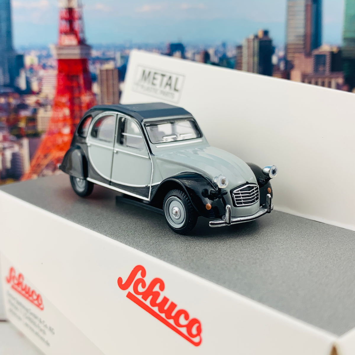Schuco1/64 Citroen 2CV Grey/Black 452021700 – Tokyo Station