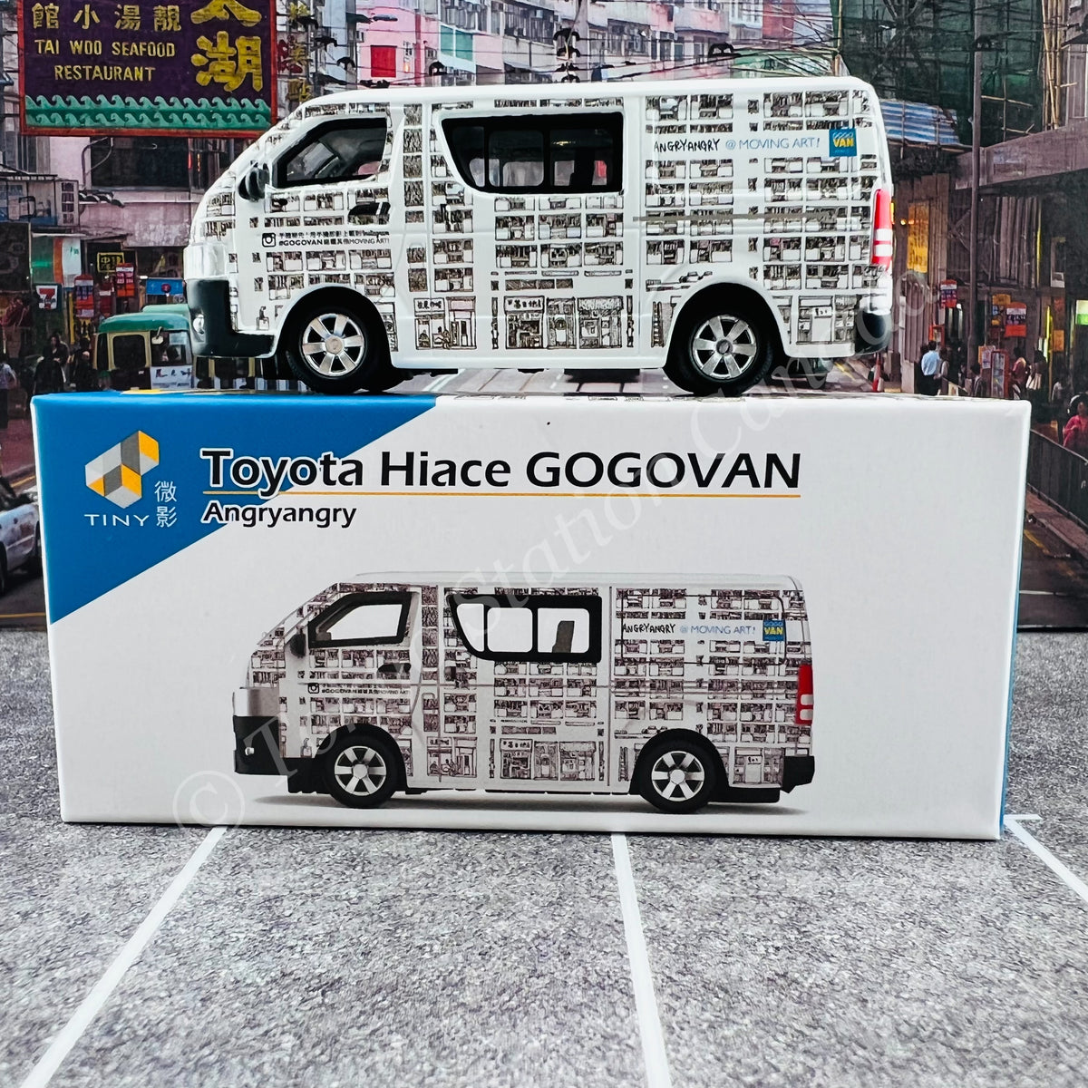 TINY 微影 Toyota Hiace GOGOVAN Angryangry ATC64609 – Tokyo Station