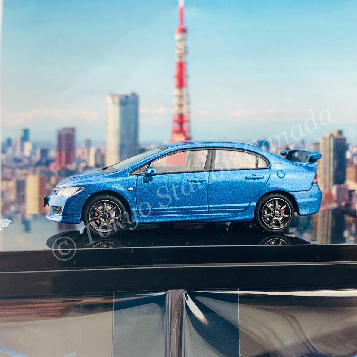 HOBBY JAPAN 1/64 Mugen Civic TYPE R (FD2) Vivid Blue HJ641003MBL ...