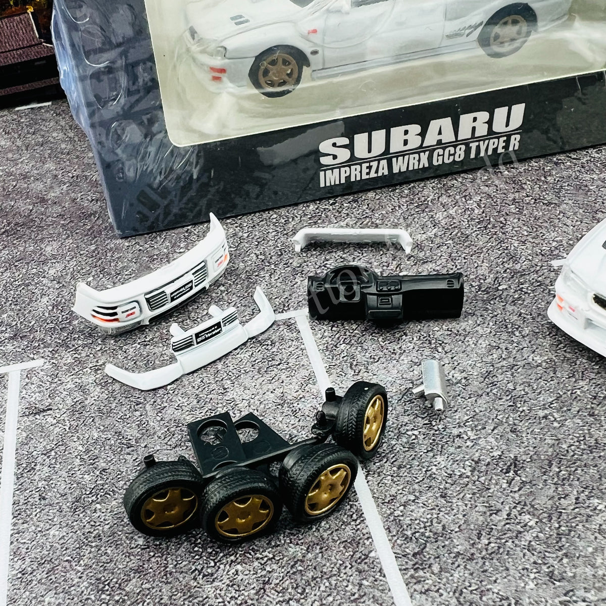 BM Creations 1/64 Subaru Impreza WRX GC8 TYPE-R WHITE LHD 64B0232 ...