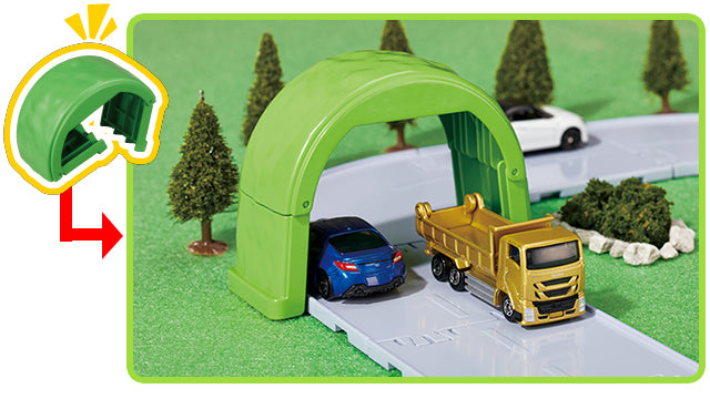 TAKARA TOMY Tomica World Tomica Town Easy to Assemble Basic Road Set 4 ...